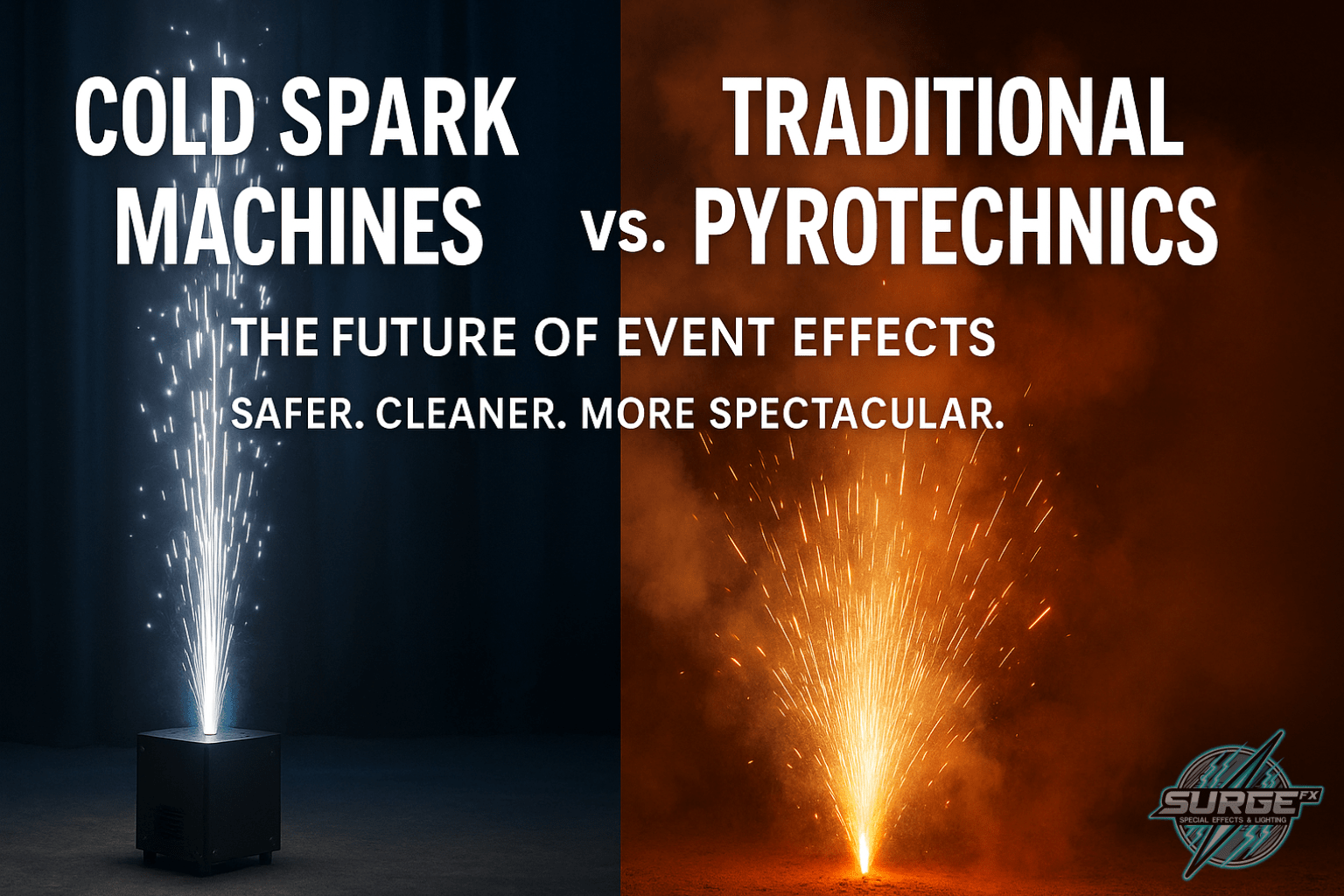 Cold Spark Machines vs. Traditional Pyrotechnics: Why Cold Sparks Are ...